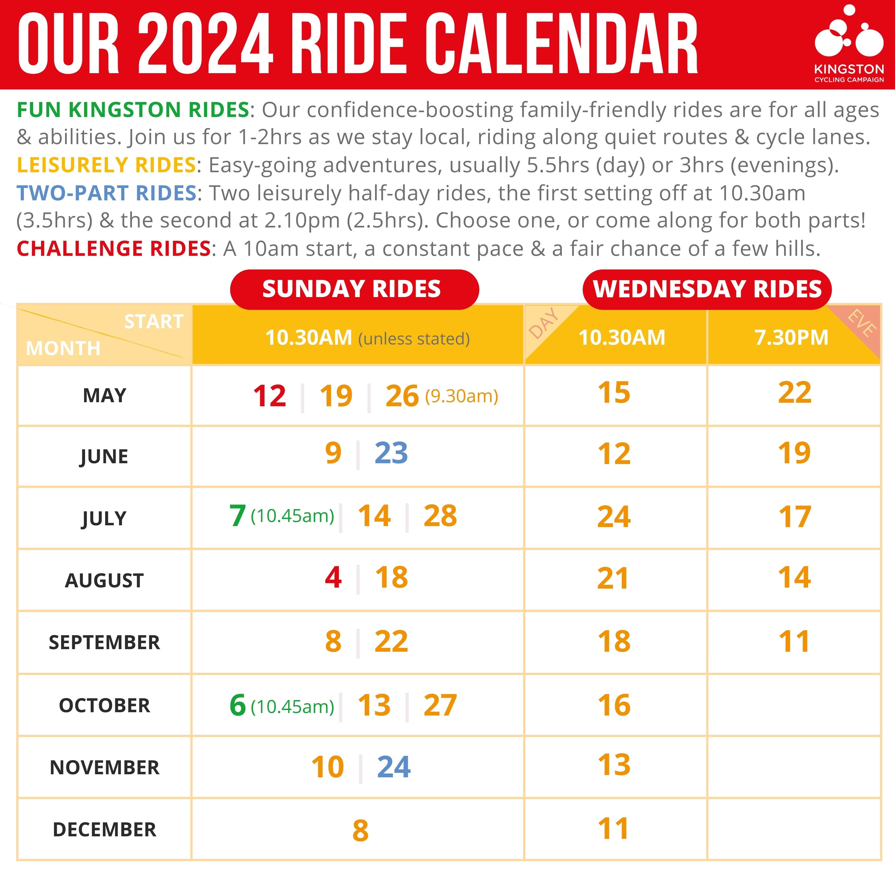 Rides – Kingston Cycling Campaign